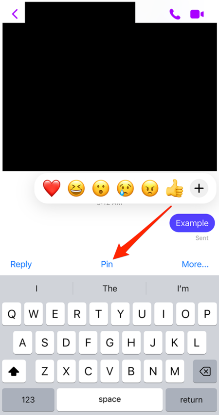 Messenger: How to Pin Messages in a Chat on Mobile