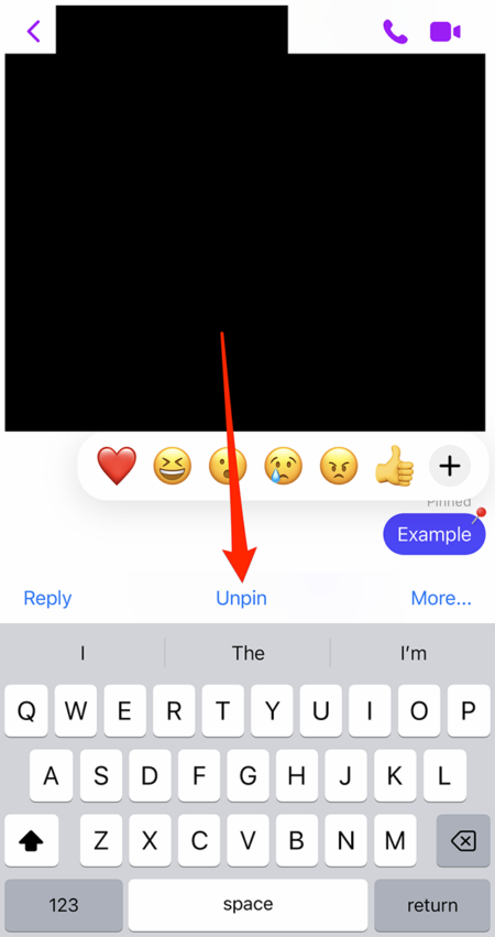 Messenger: How to Unpin Messages in a Chat