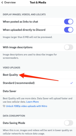 Discord: How to Change Your Video Upload Quality on Mobile