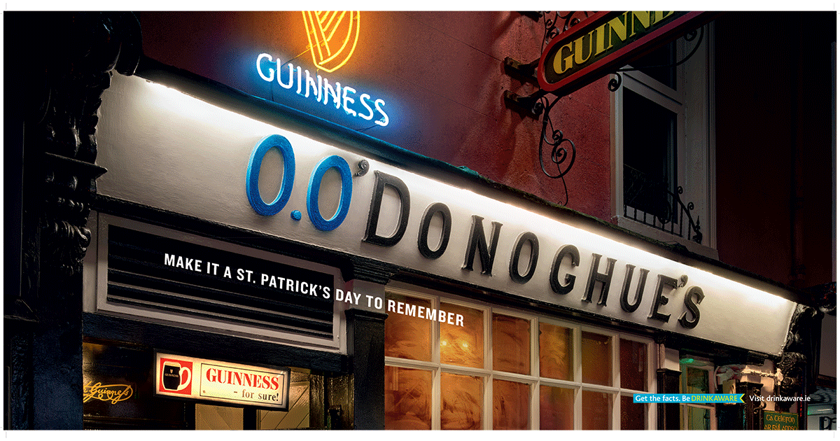 Guinness’ Unusual St. Patrick’s Day Message: Drop the Booze