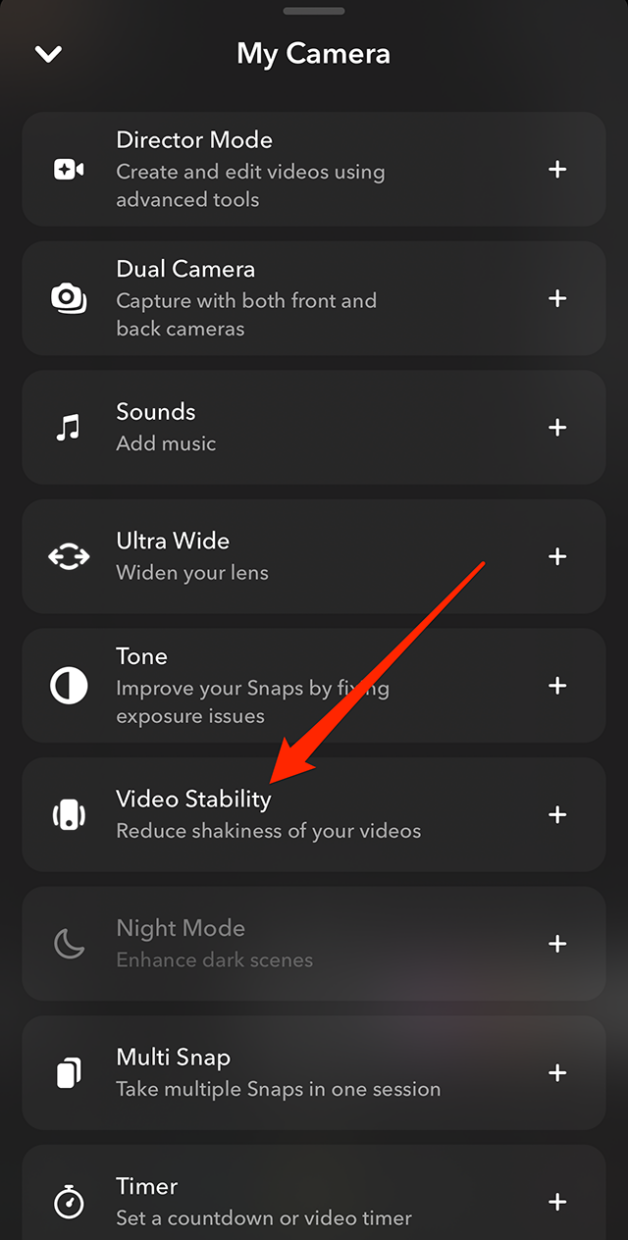 Snapchat: How to Turn on Video Stability