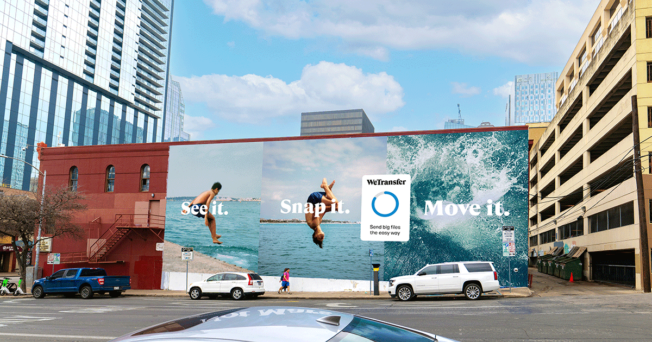 WeTransfer’s Campaign Doubles as a British Band's Album Hype