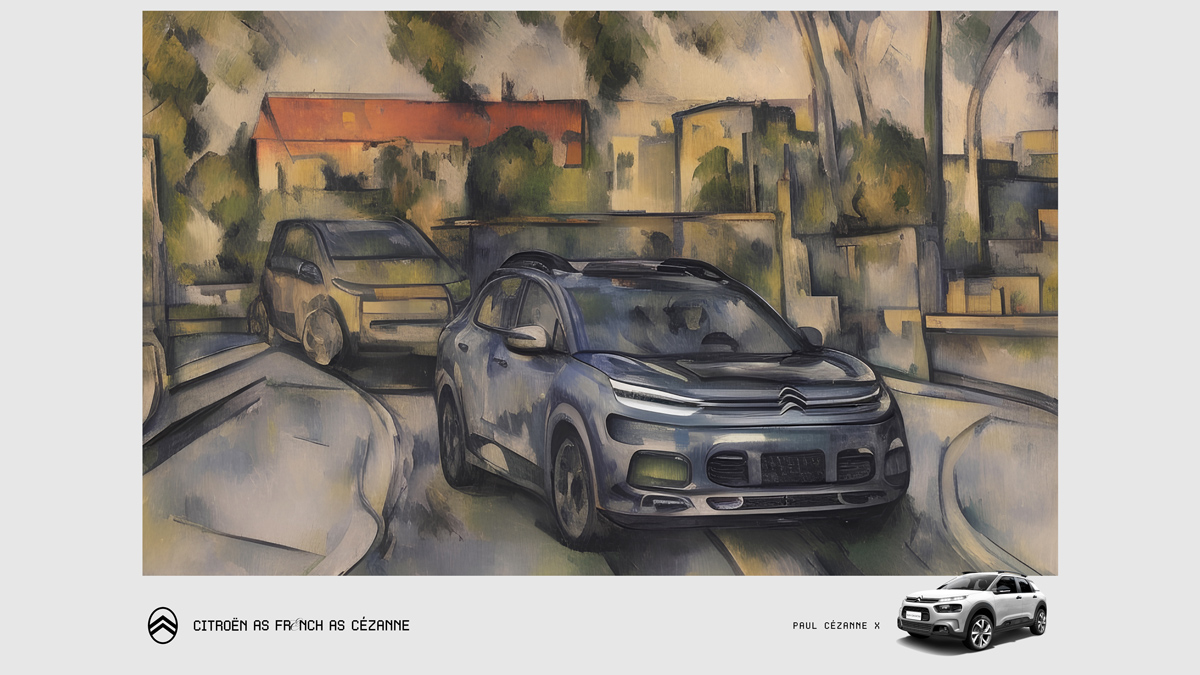 Citroën's AI-Generated Art Promotes Its French Connection