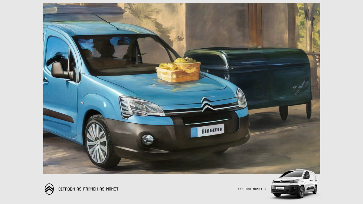 Citroën's AI-Generated Art Promotes Its French Connection