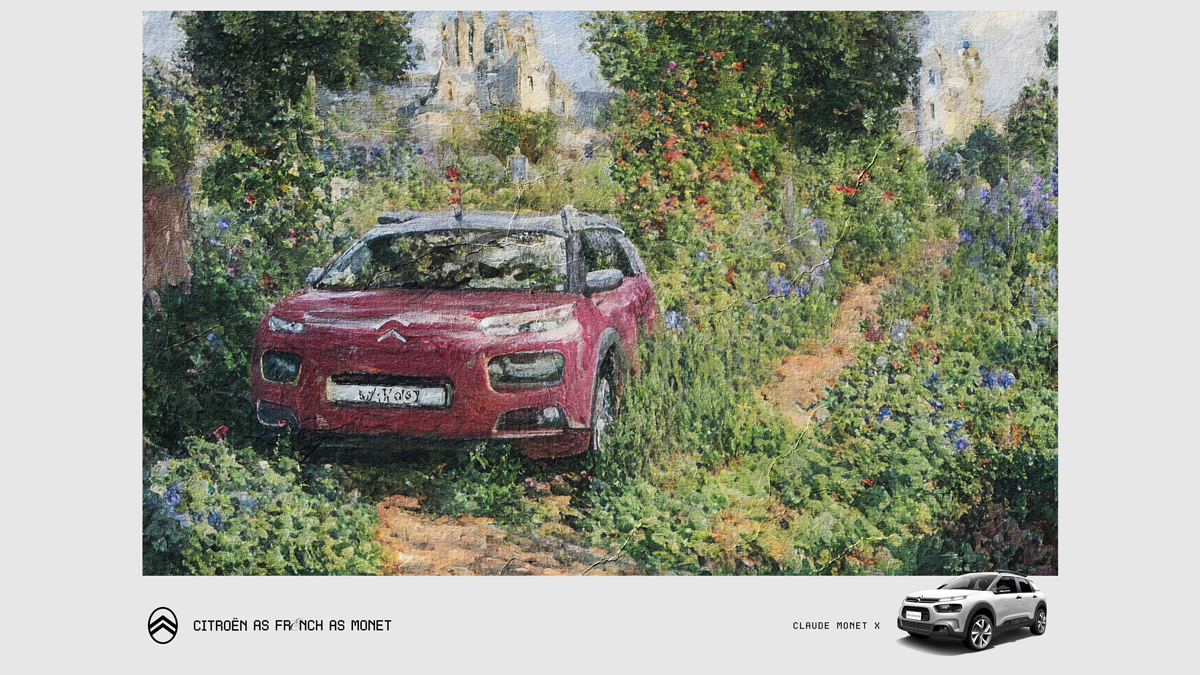 Citroën's AI-Generated Art Promotes Its French Connection