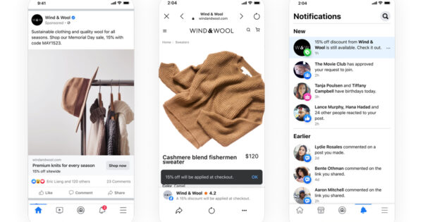 Meta Introduces Promotional Ads for Ecommerce Deals