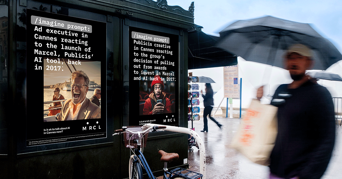Publicis Counters AI Haters by Celebrating Marcel in Cannes