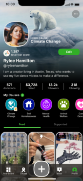 Philanthropic Platform Roar Social Offers an Alternative for Brands