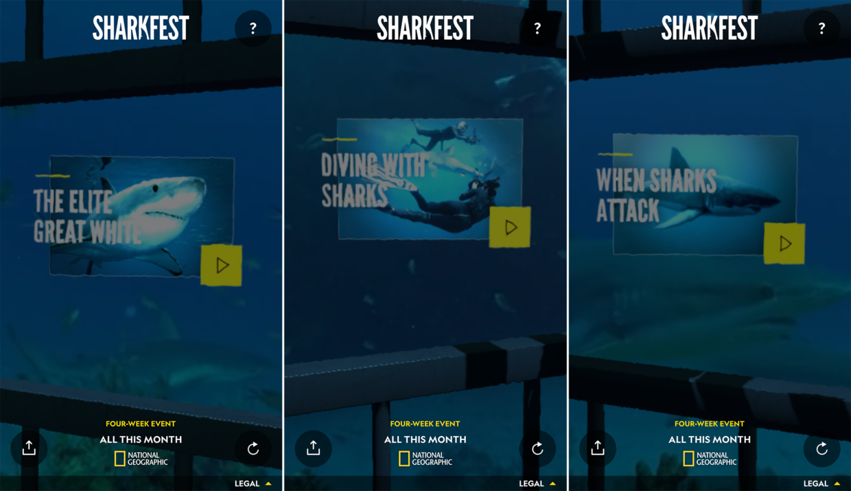 Jump Into an Augmented Reality Dive Cage for Sharkfest
