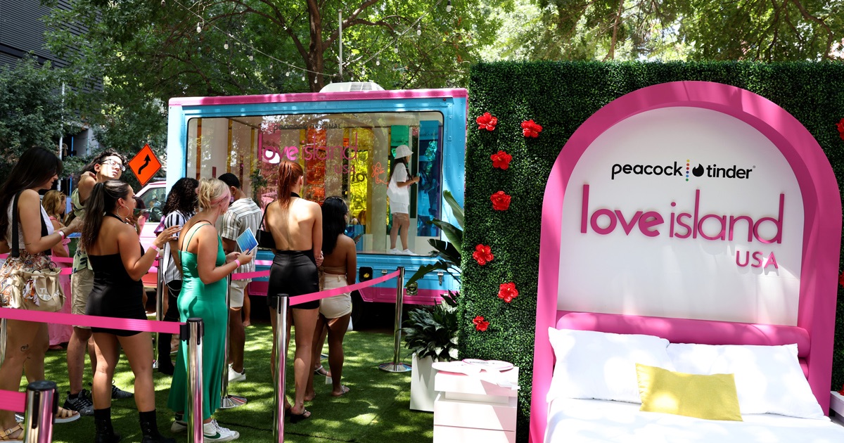 Peacock's Love Island Activations Will Steal Your Heart