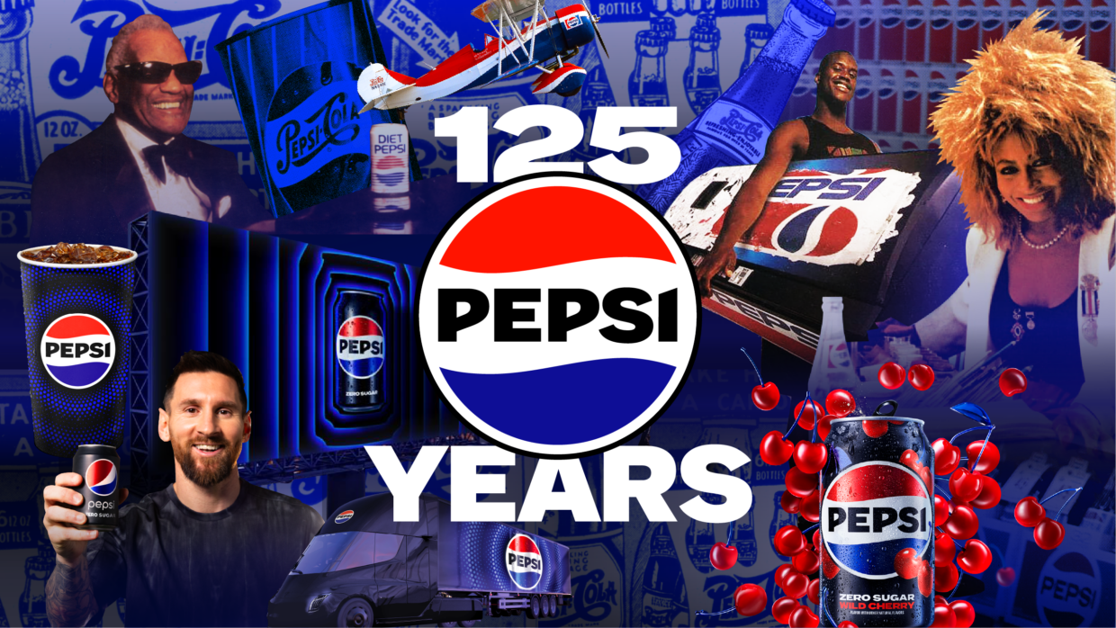 Pepsi Kicks Off 125th Birthday With New Look, Celebrations