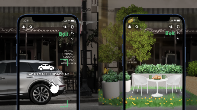 This Snapchat AR Lens Reimagines Cities Without Cars