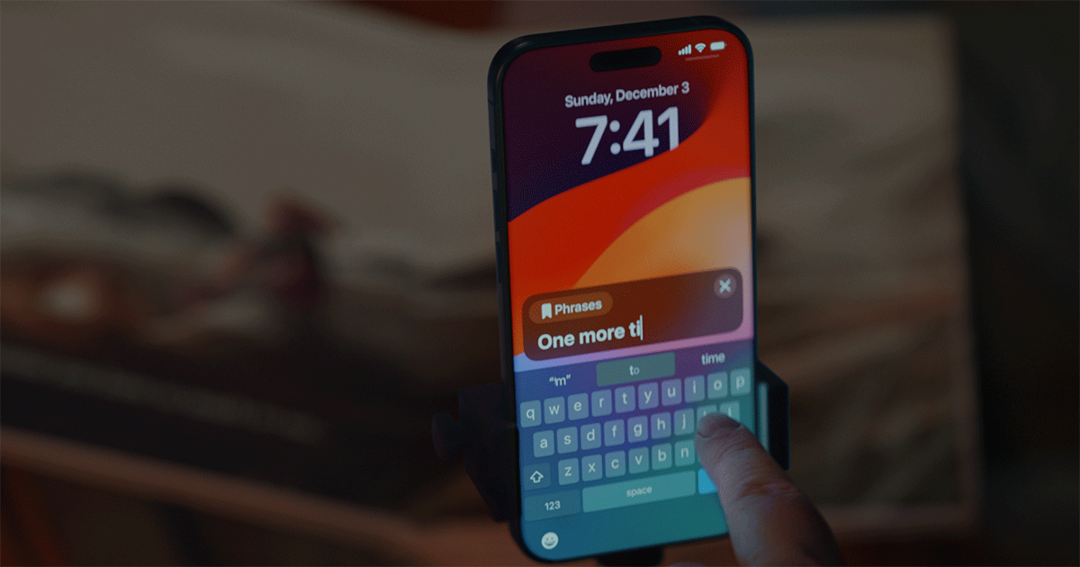 Apple's Film is a Hopeful Fable About Speech Accessibility