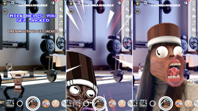 MilkPEP's New AR Lens Encourages Your Workout Journey
