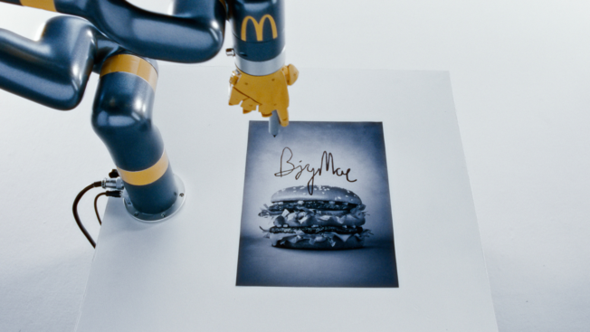 McDonald’s Signature Burger Now Has its Own Autograph