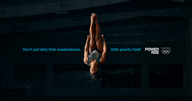 Simone Biles Returns to the Mat in Powerade's Olympics Ad