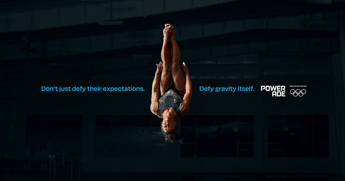 Simone Biles Returns to the Mat in Powerade's Olympics Ad