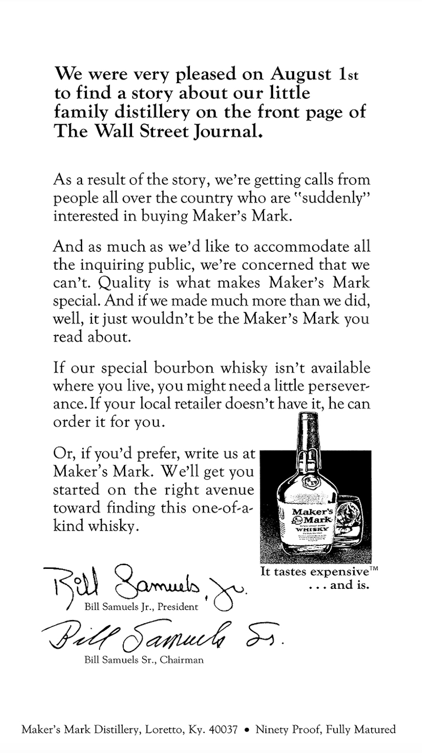 Half a Century of Maker’s Mark and Doe-Anderson Magic