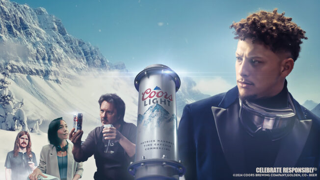 Coors Light Buries Its Patrick Mahomes Ad in a Time Capsule